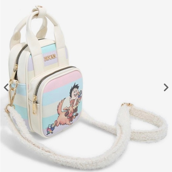 Disney | Bags | Disney Pixar Up Group Portrait Striped Crossbody Bag ...